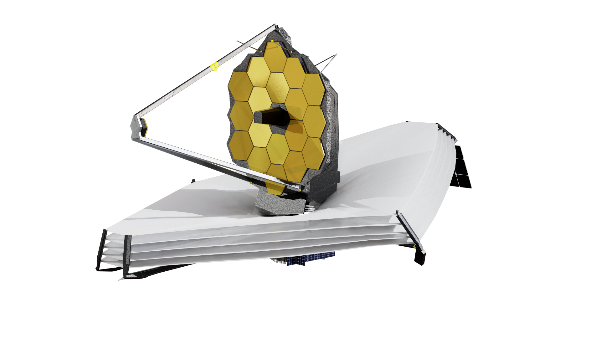 James Webb Space Telescope 3D Model - TurboSquid 1521026