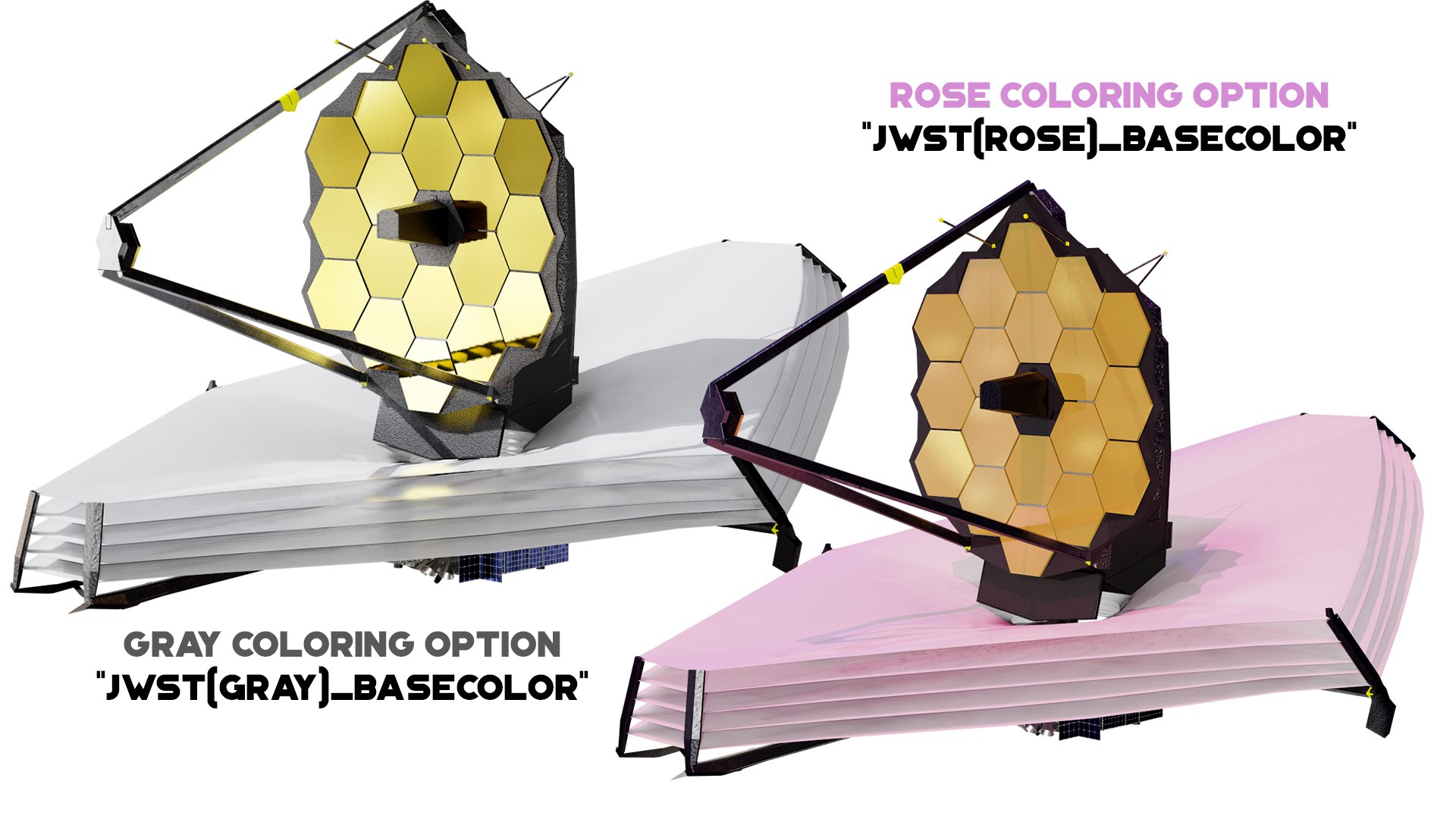 James Webb Space Telescope 3D Model - TurboSquid 1521026