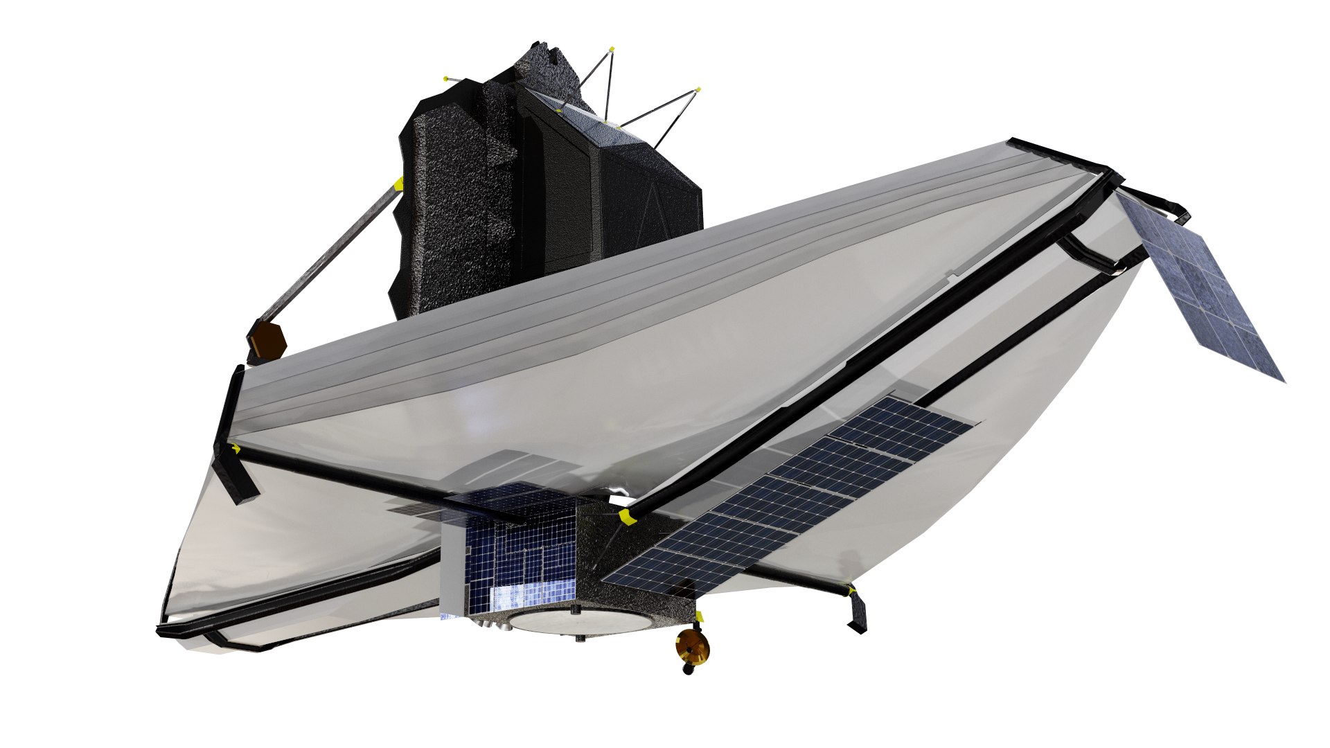 James Webb Space Telescope 3D Model - TurboSquid 1521026