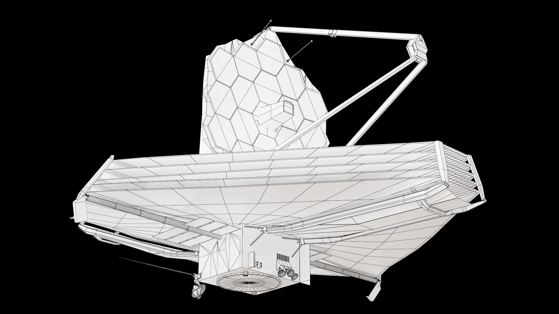 James webb space telescope 3D model - TurboSquid 1521026
