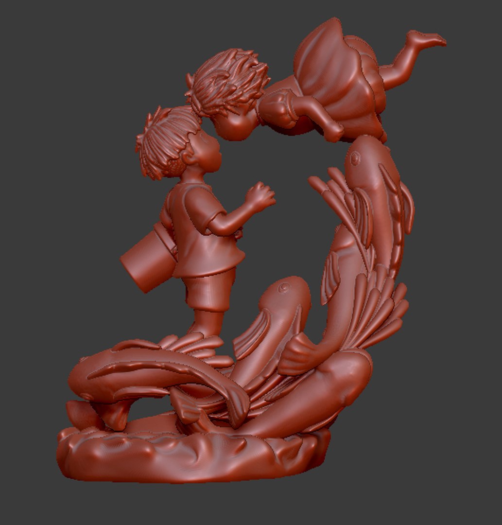 3D Model Ponyo Movie Hayao - TurboSquid 1495993