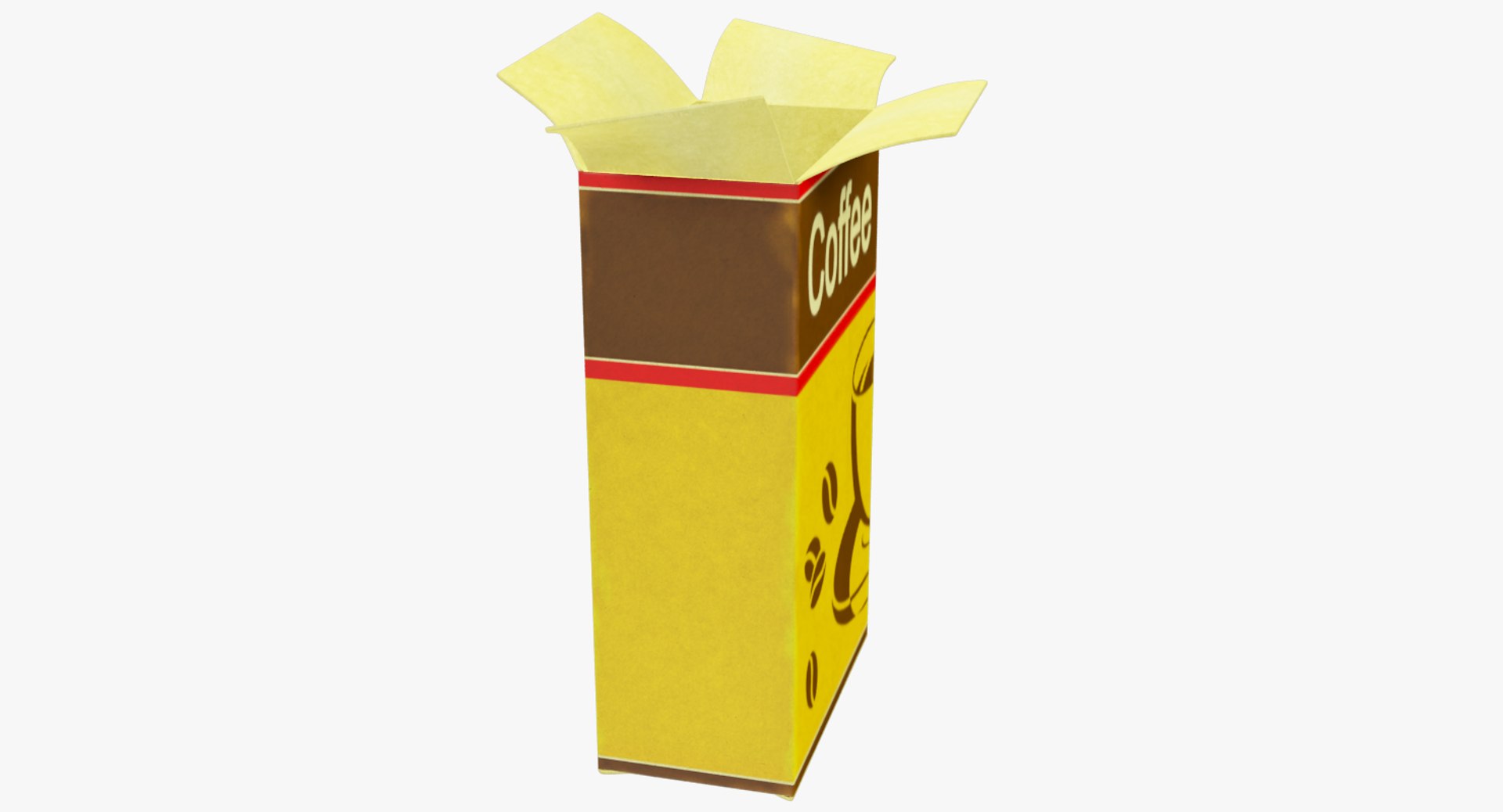 3D Coffee Pack Model - TurboSquid 1233597