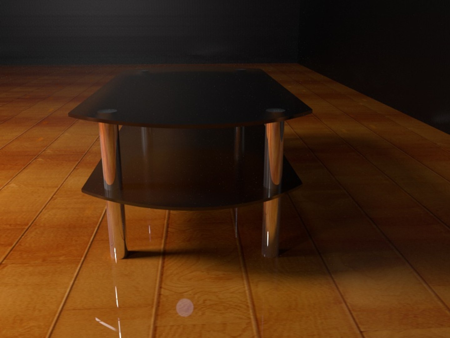 Glass Table 3D Model - TurboSquid 1441459
