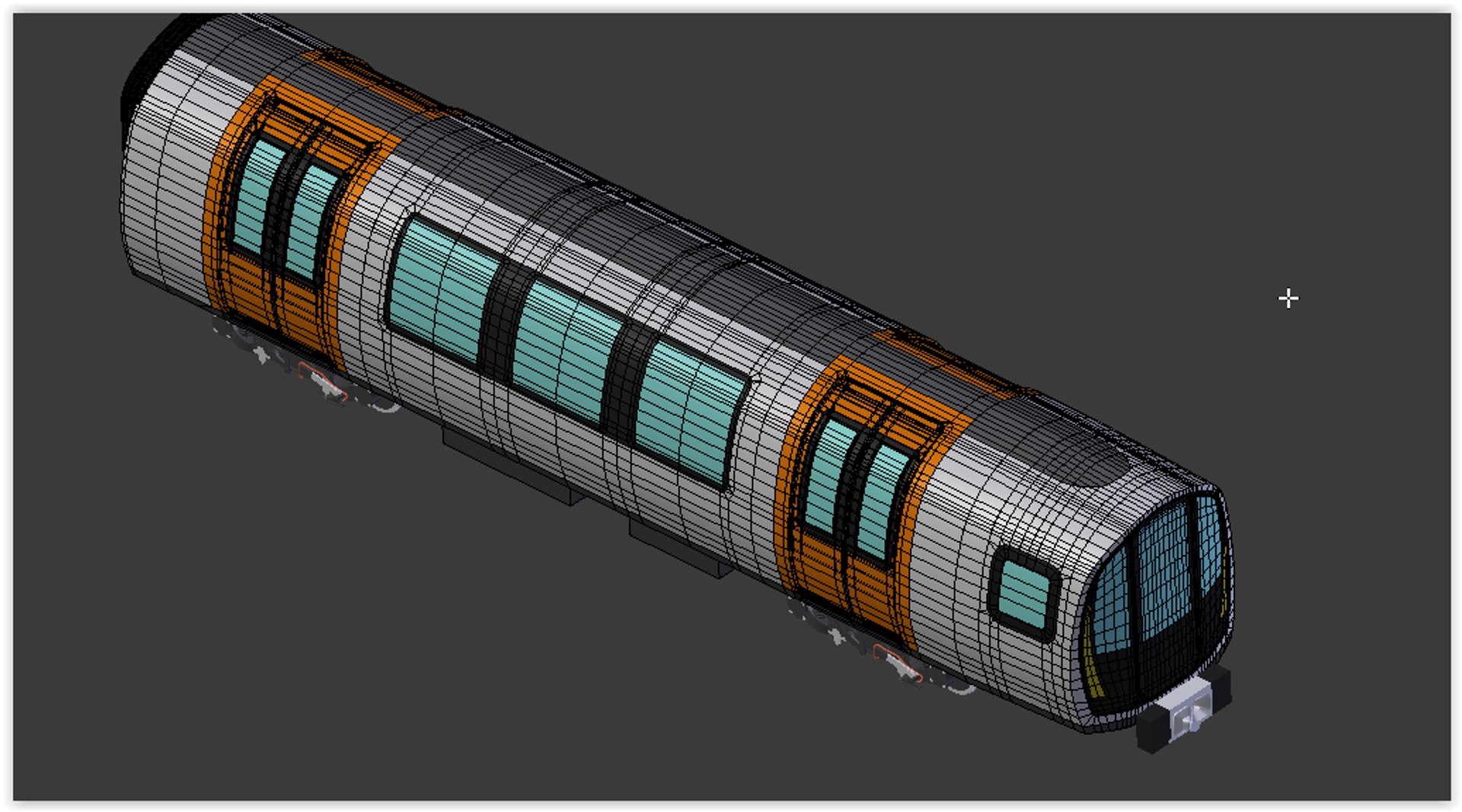 3D Model Glasgow Subway Car Stadler - TurboSquid 1351841
