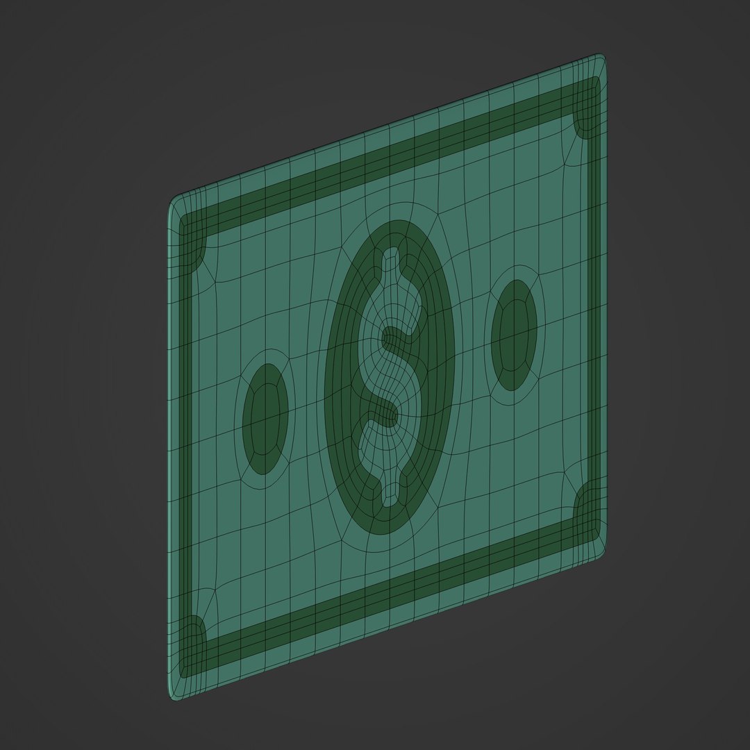 Cartoon Bills Icon 3D model - TurboSquid 2010104
