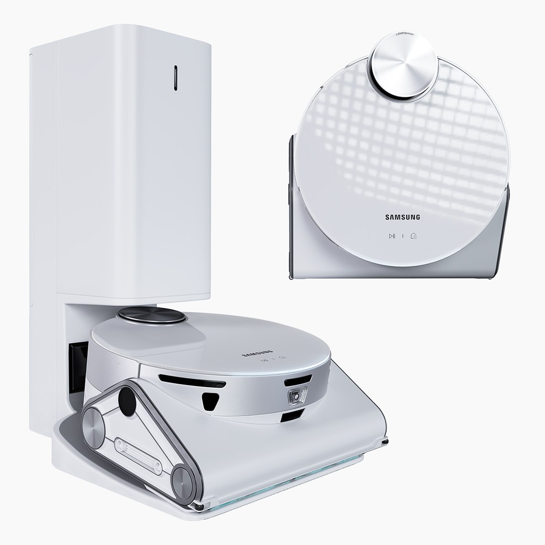 3D Samsung Jet Bot AI Robot Vacuum Cleaner model - TurboSquid 2001519