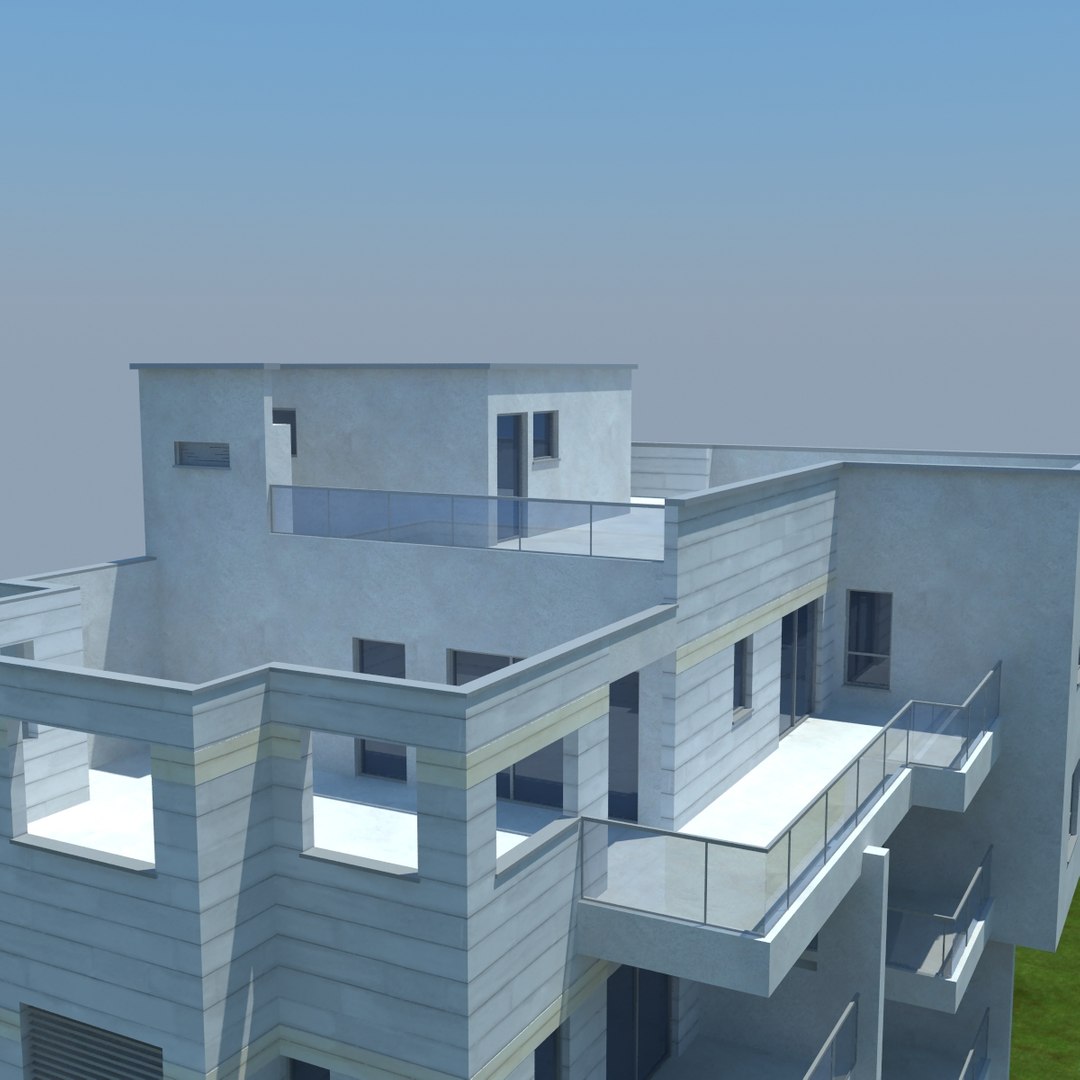 3d Model Buildings 1 6