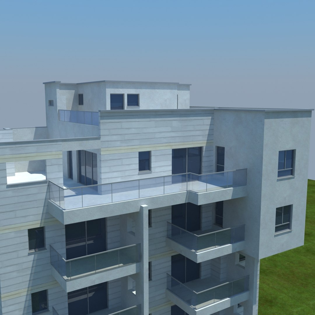 3d Model Buildings 1 6