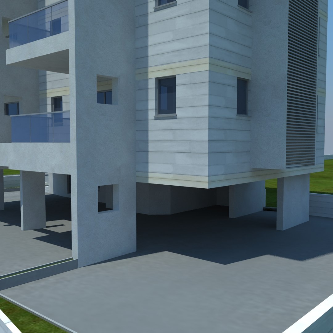 3d Model Buildings 1 6