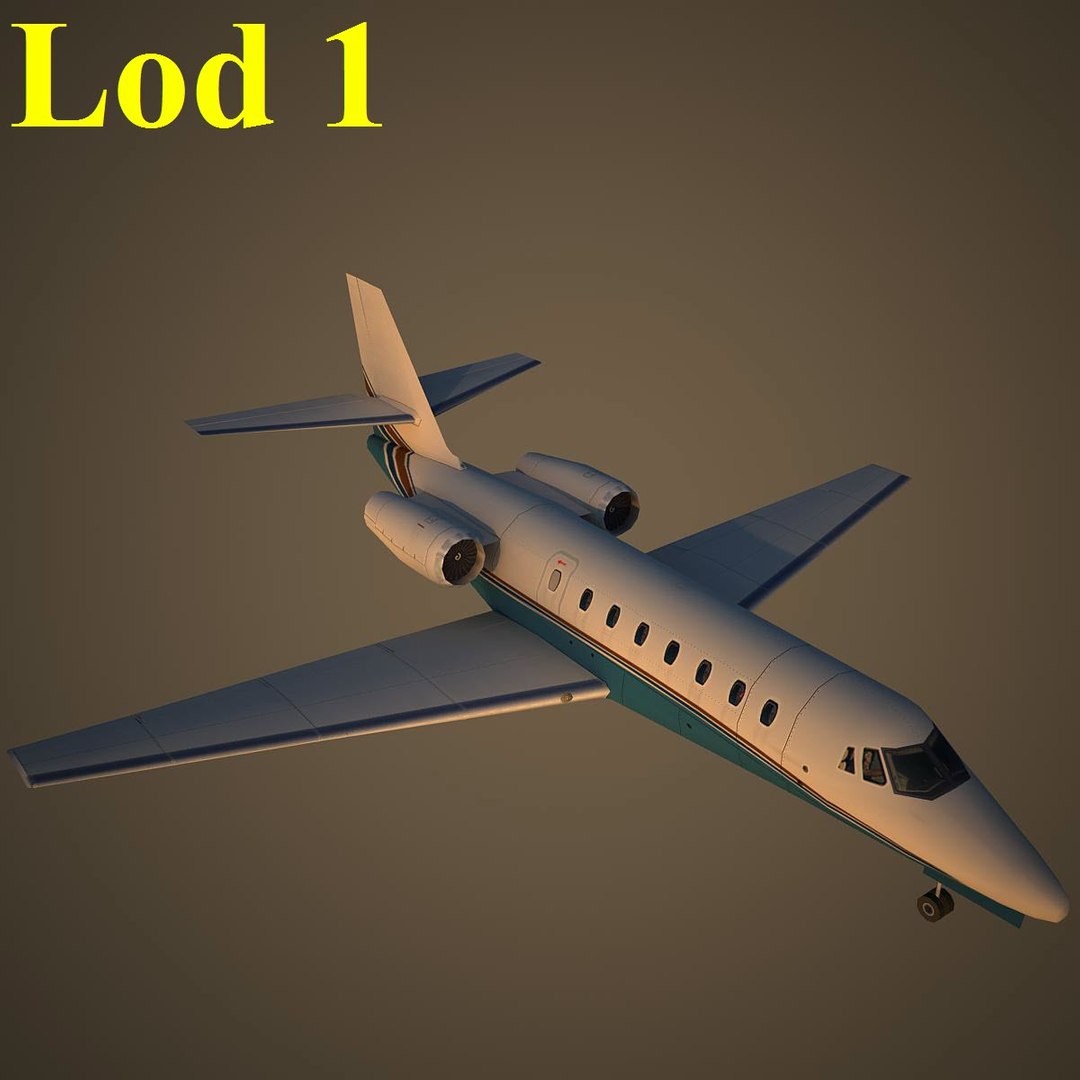 3d Cessna 680 Srt Aircraft Model
