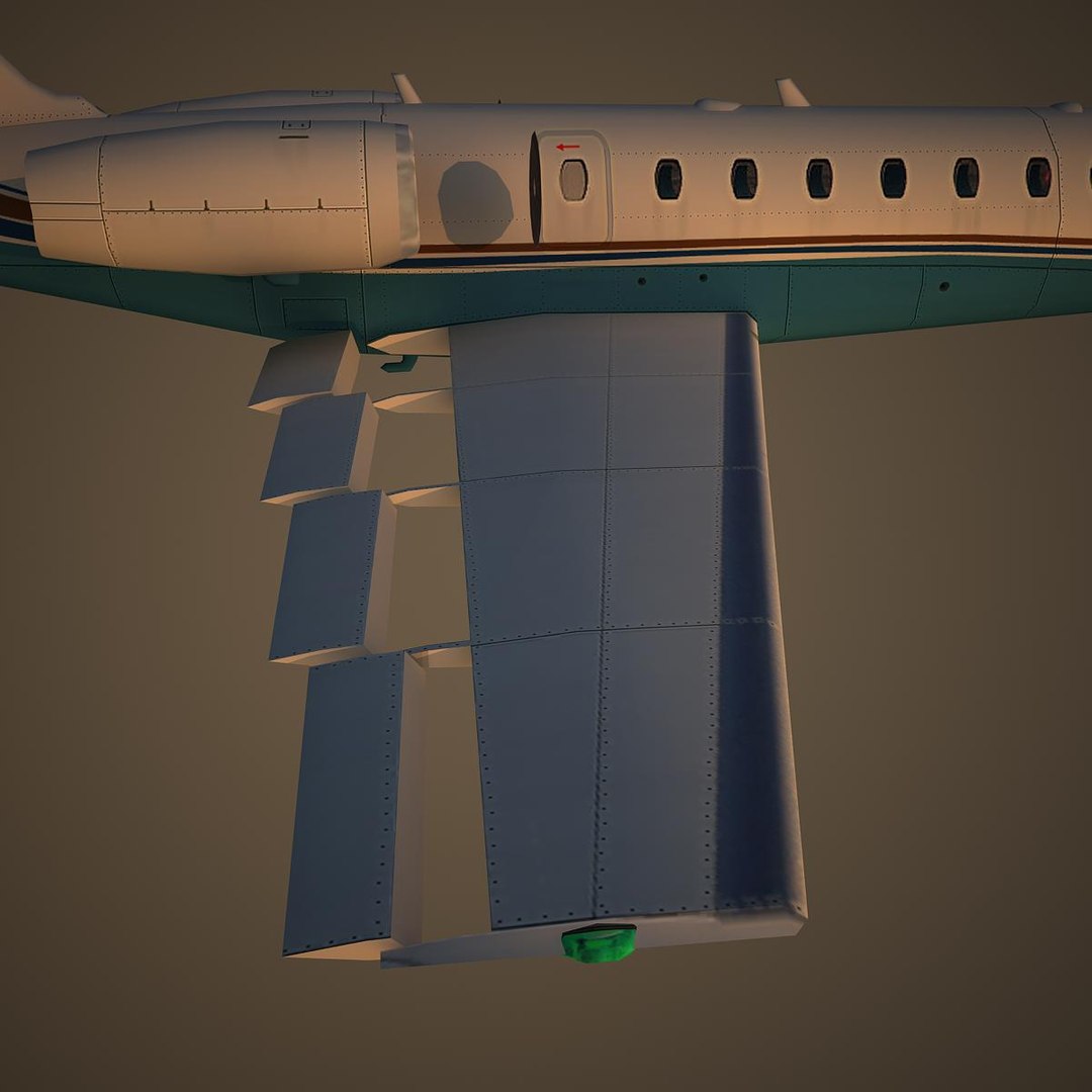 3d Cessna 680 Srt Aircraft Model