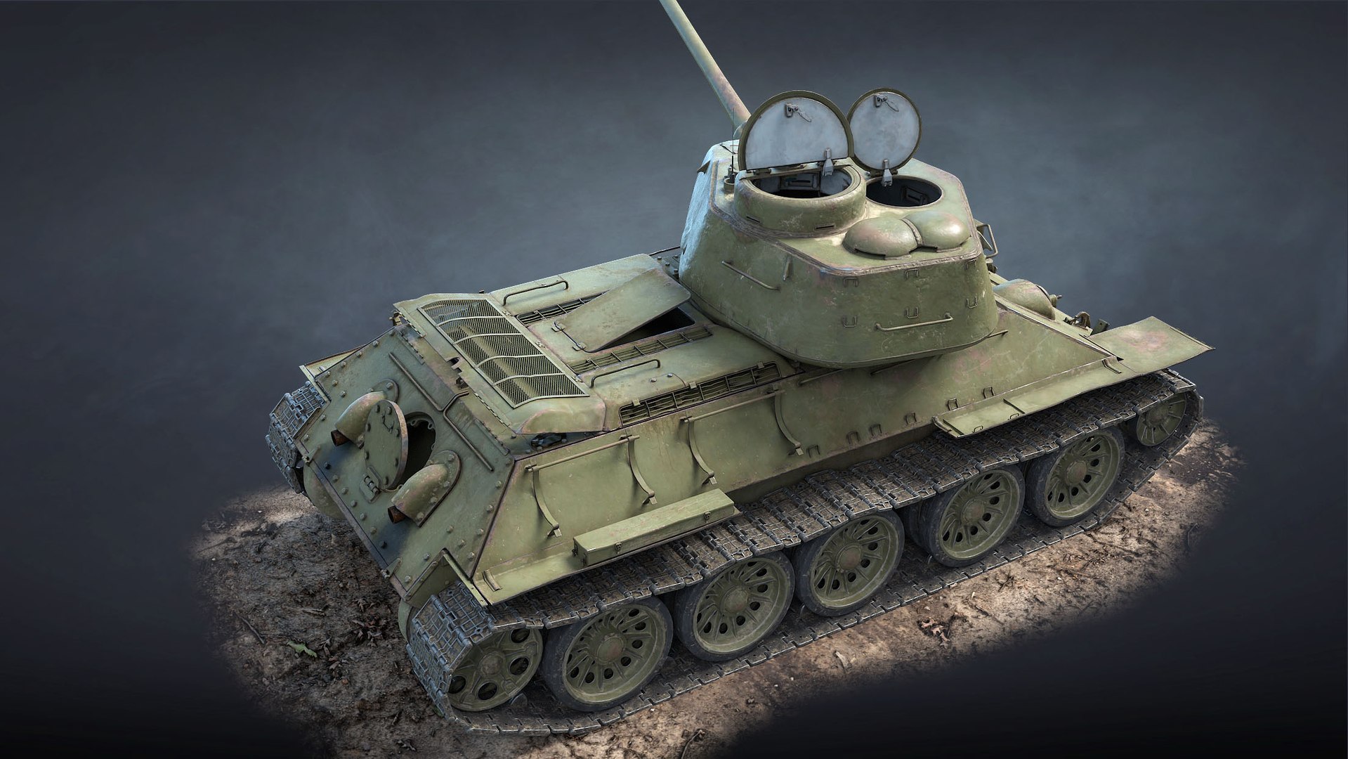 3D model T-34-85 Game Ready - TurboSquid 1987507