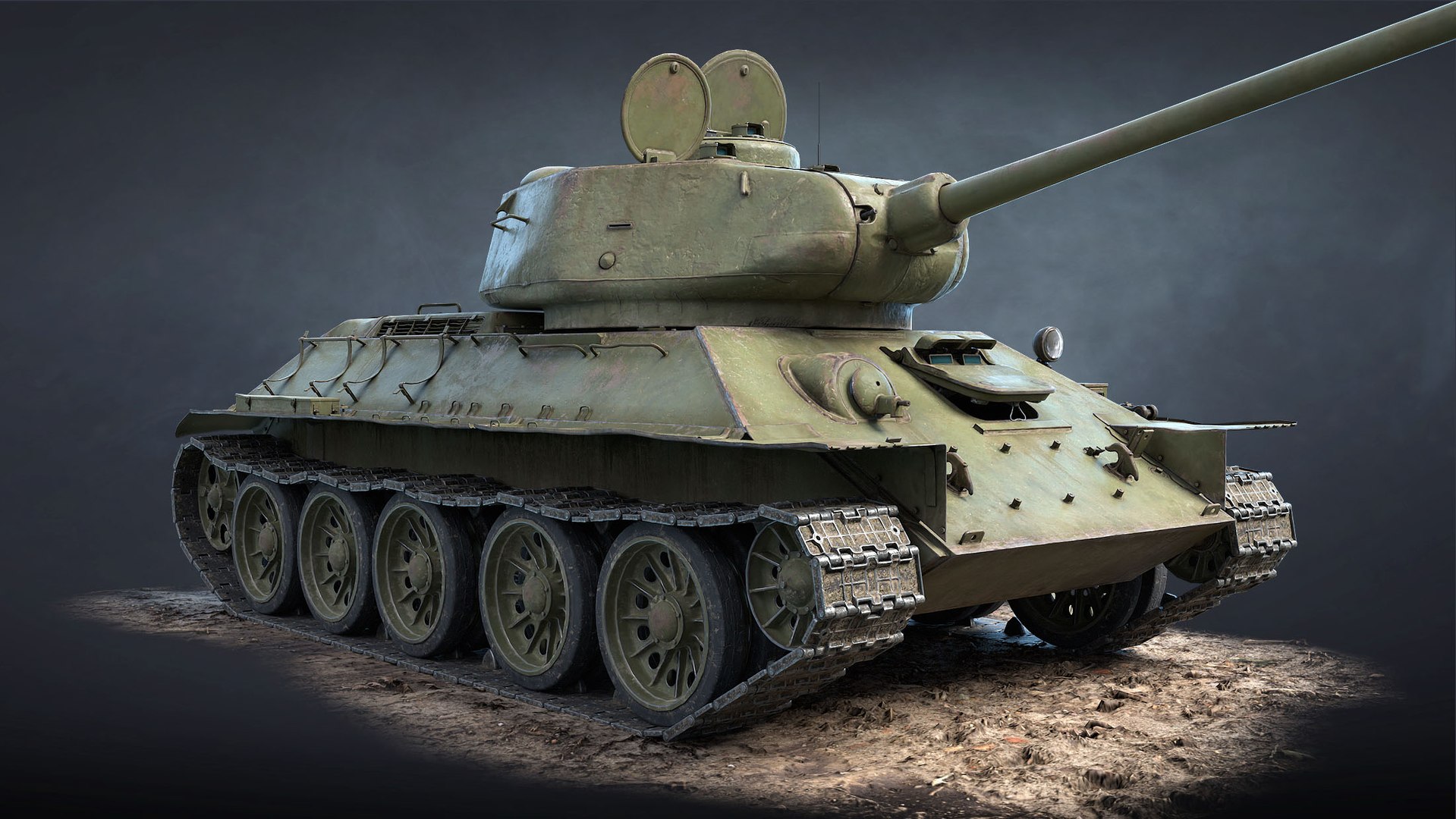 3D model T-34-85 Game Ready - TurboSquid 1987507