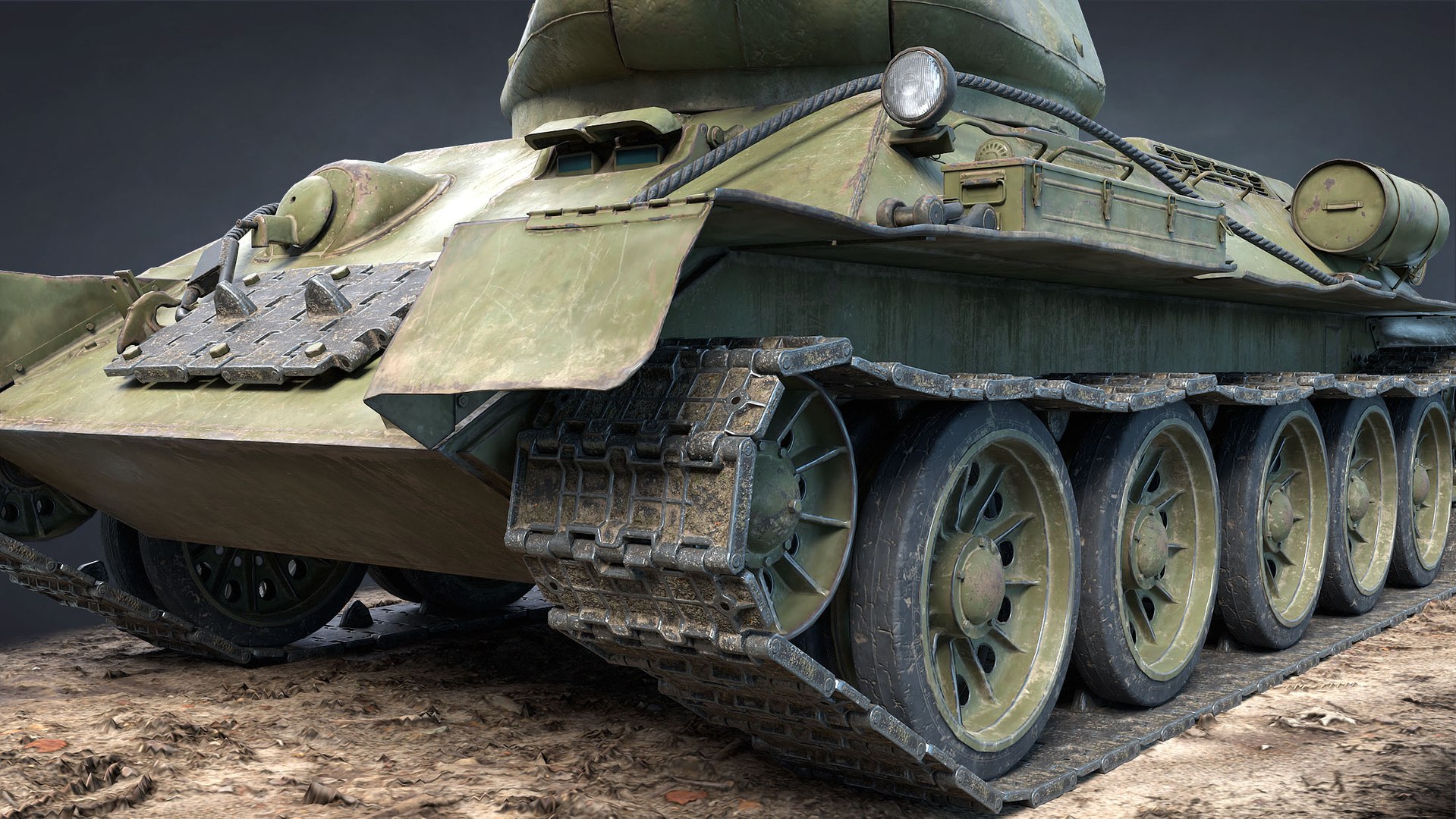 3D model T-34-85 Game Ready - TurboSquid 1987507