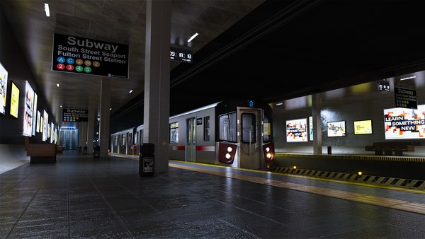 Subway Station 3D Models for Download | TurboSquid
