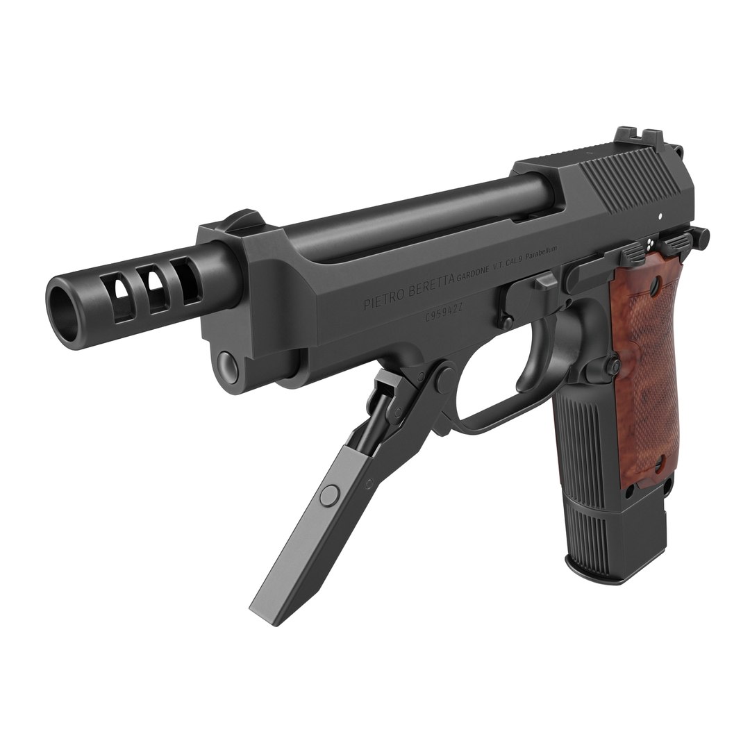 3d model beretta 93r