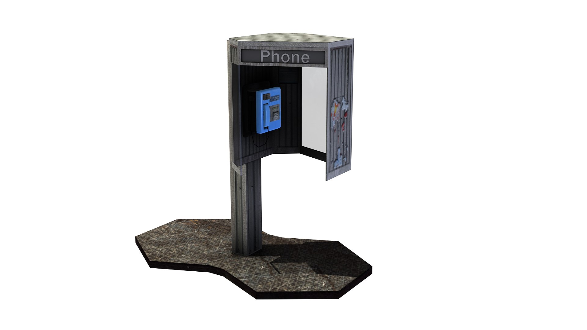 3d callbox booth box