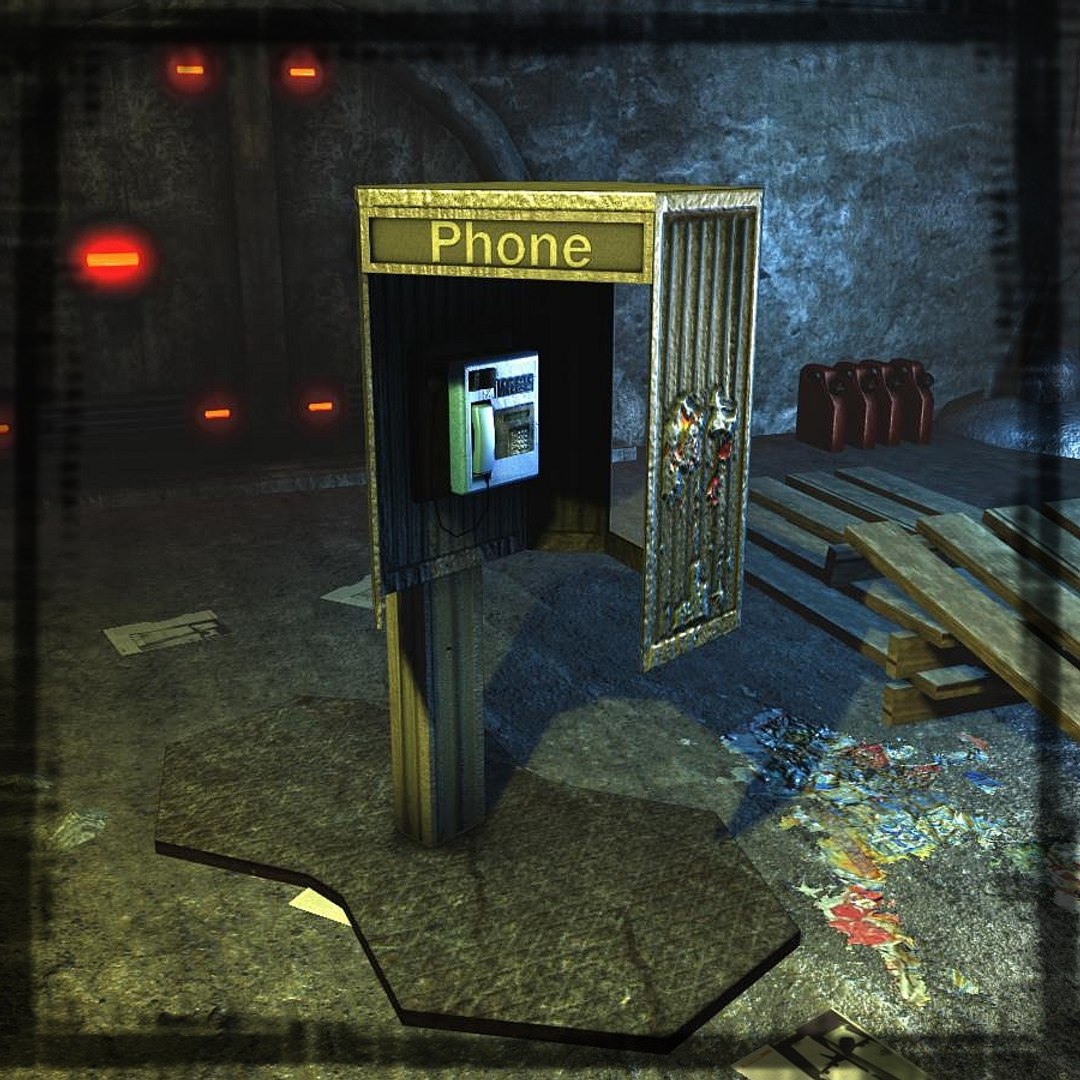 3d callbox booth box