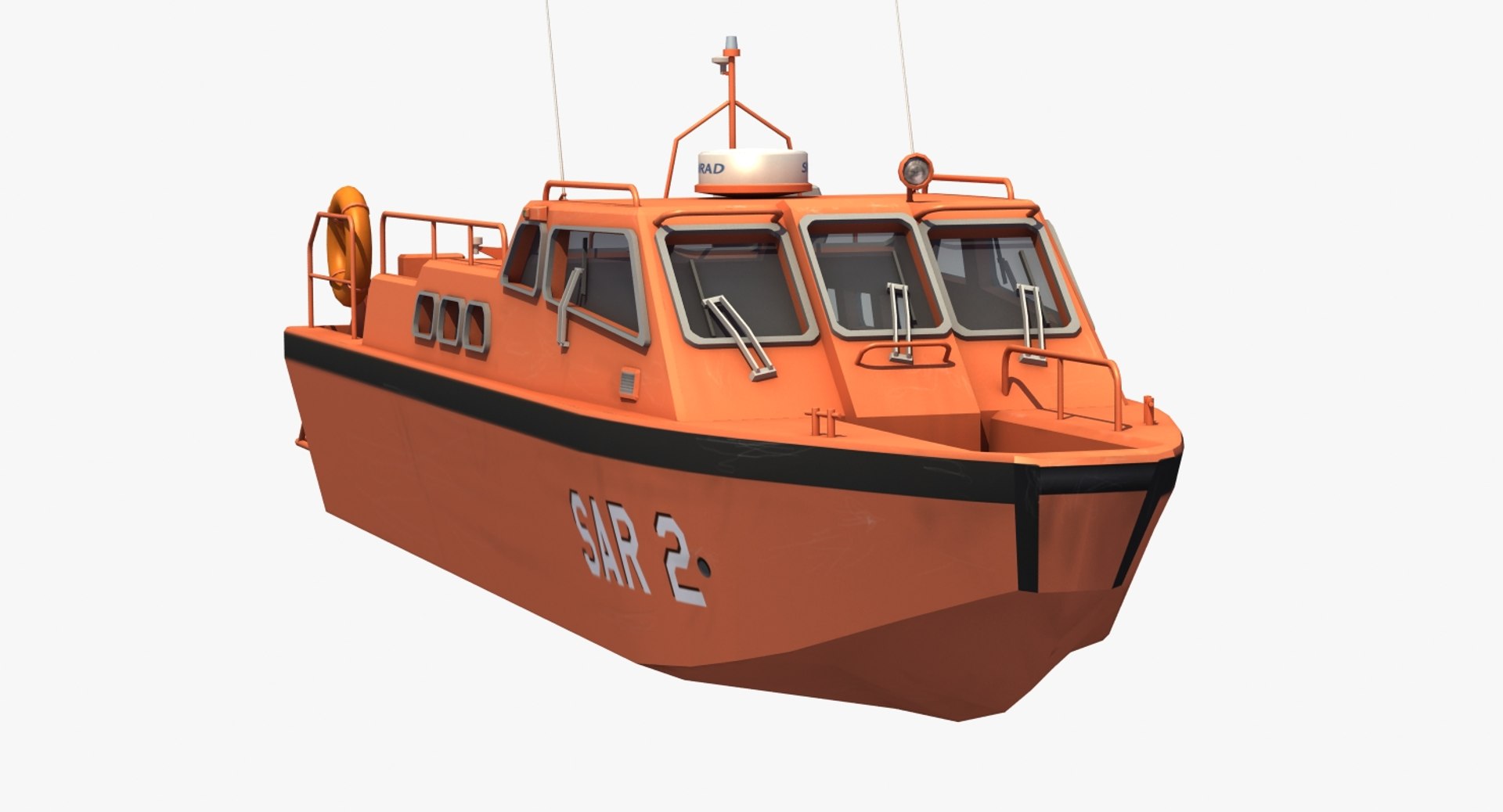 Inshore rescue boat model - TurboSquid 1205564
