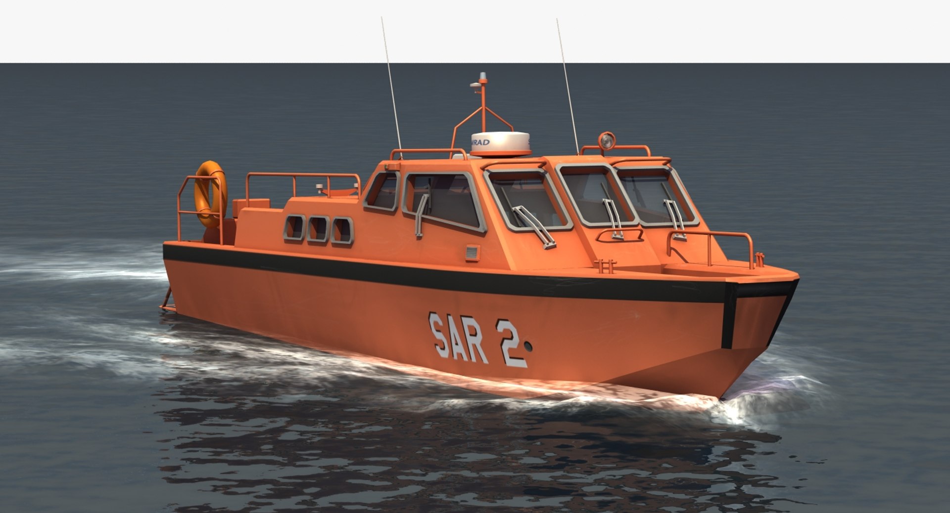 Inshore rescue boat model - TurboSquid 1205564