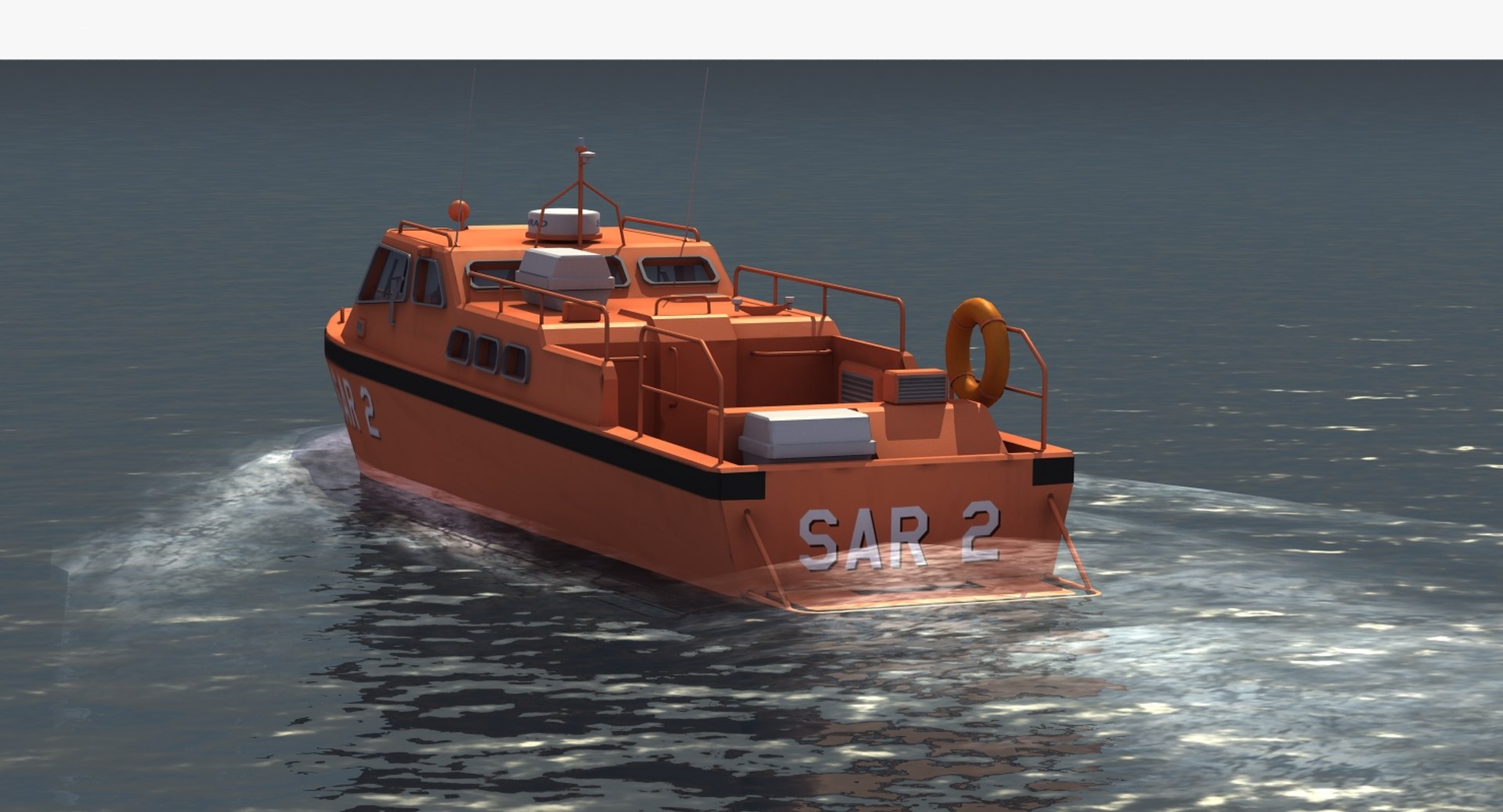 Inshore Rescue Boat Model - TurboSquid 1205564