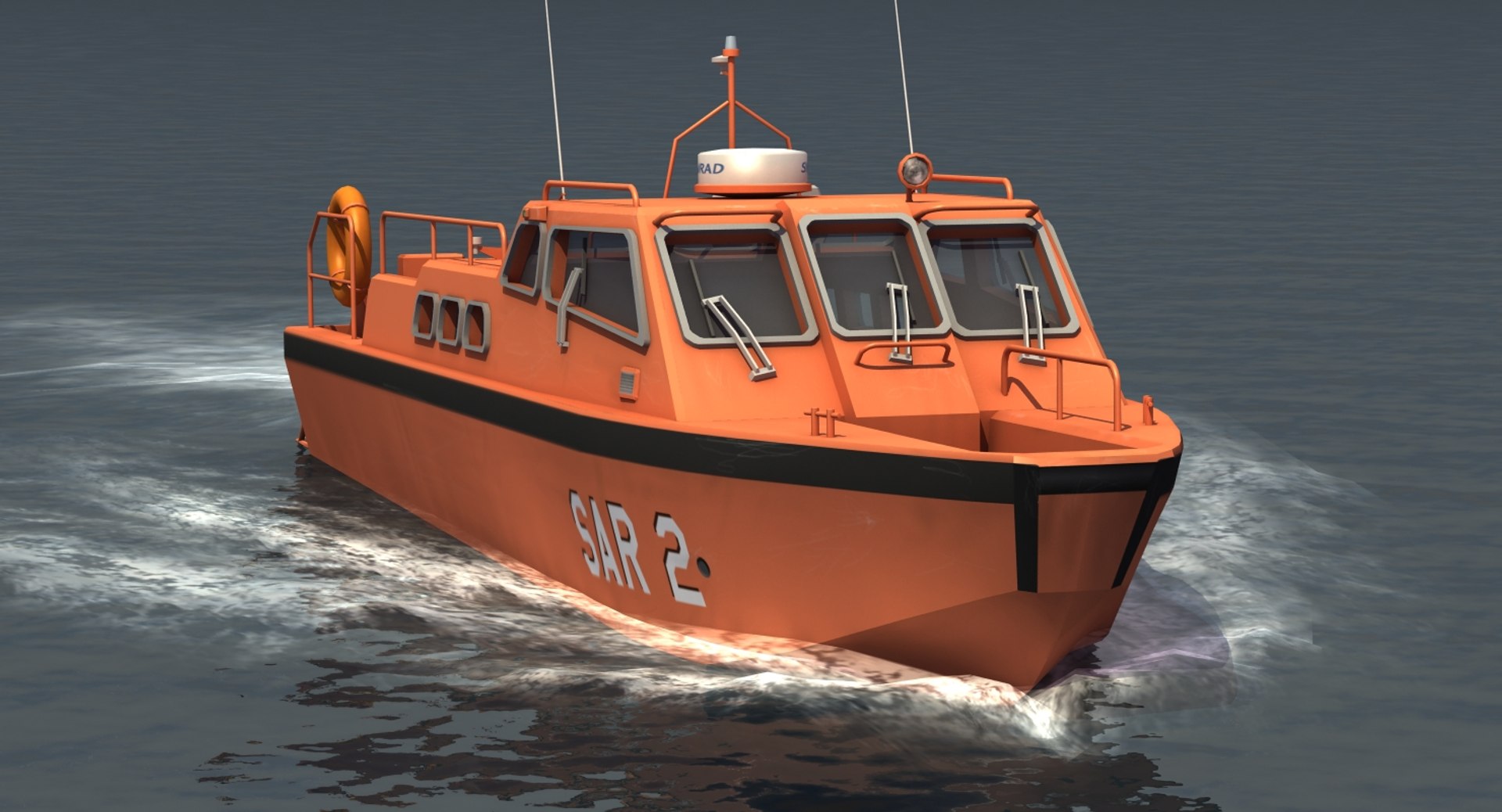 Inshore Rescue Boat Model - TurboSquid 1205564