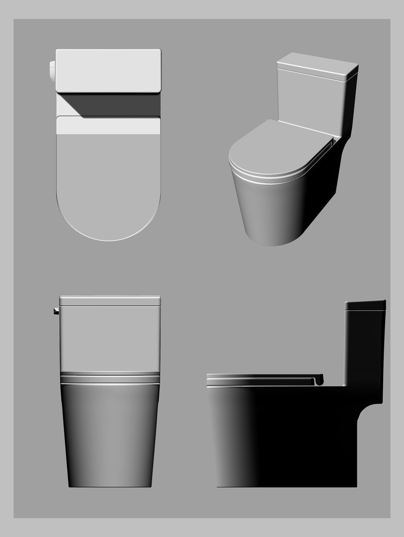 3D Toilet Wc Model - TurboSquid 1468500