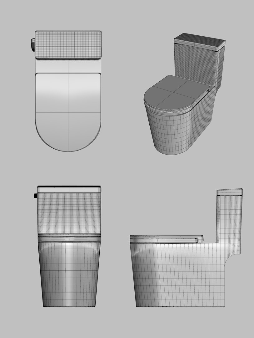 3D Toilet Wc Model - TurboSquid 1468500