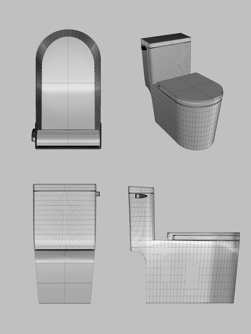 3D Toilet Wc Model - TurboSquid 1468500