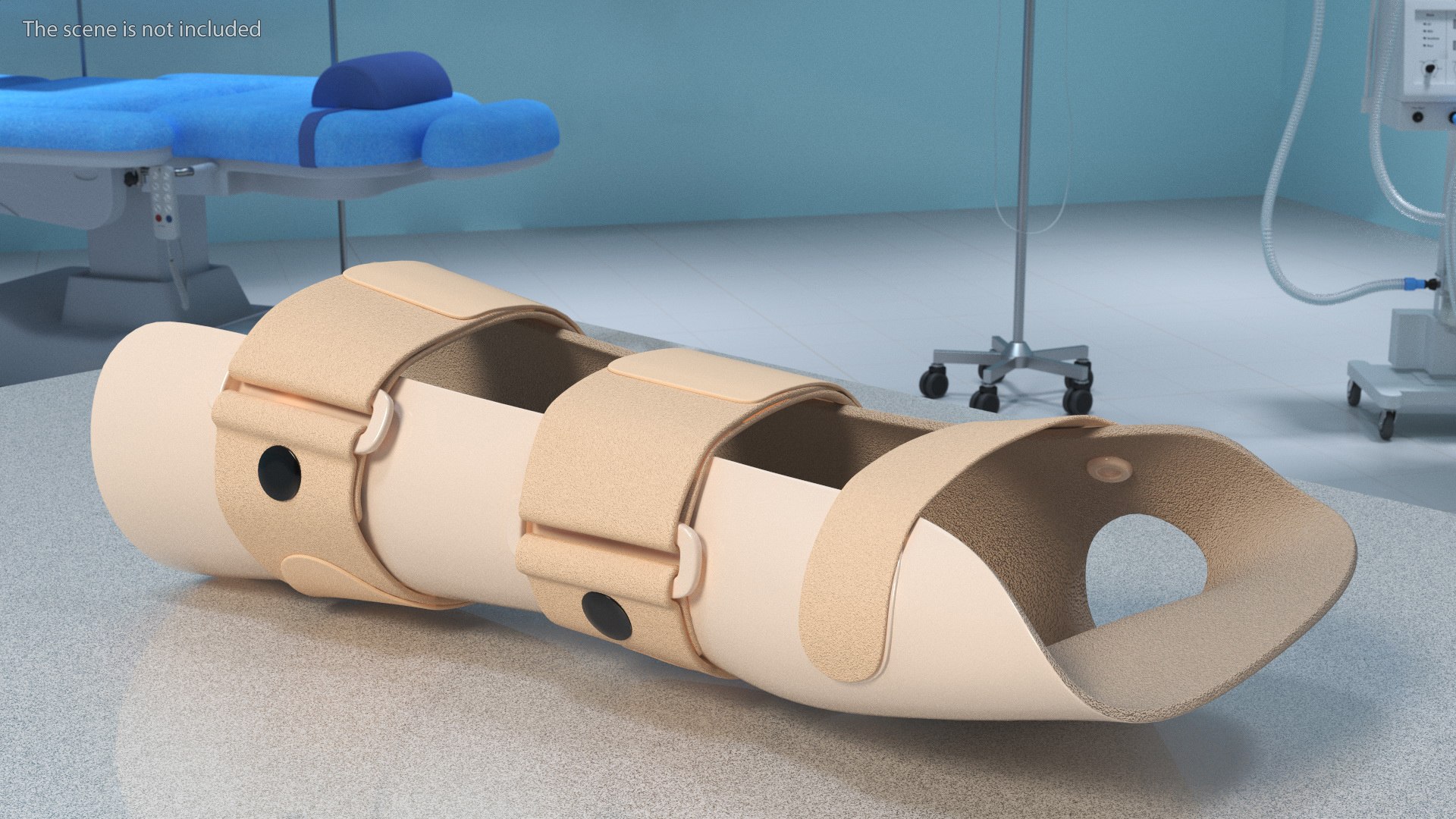 Medical Hand Splint Beige 3D - TurboSquid 2120443