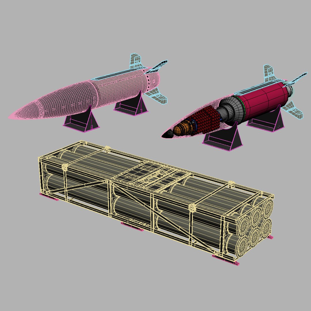 Lockheed Martin MGM-140 ATACMS Army Tactical Missile System Model ...