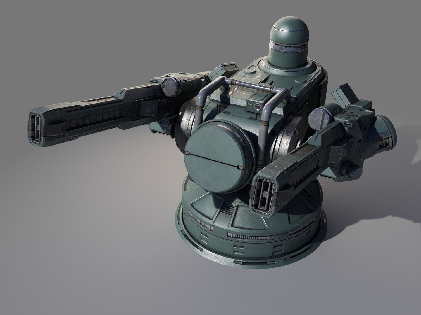 Turret sci-fi 3D model - TurboSquid 1335414
