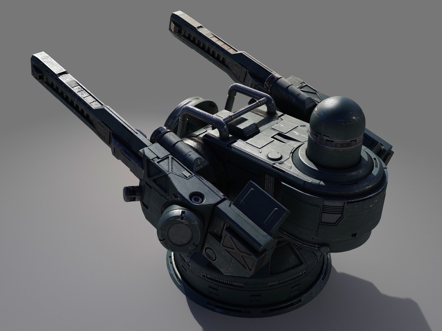 Turret sci-fi 3D model - TurboSquid 1335414