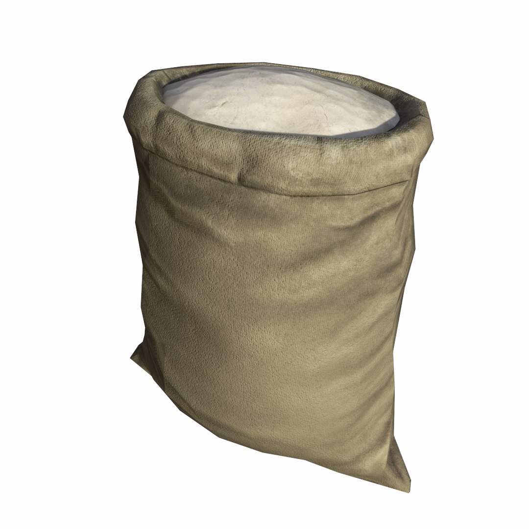Flour Sack 3D Model - TurboSquid 1589654