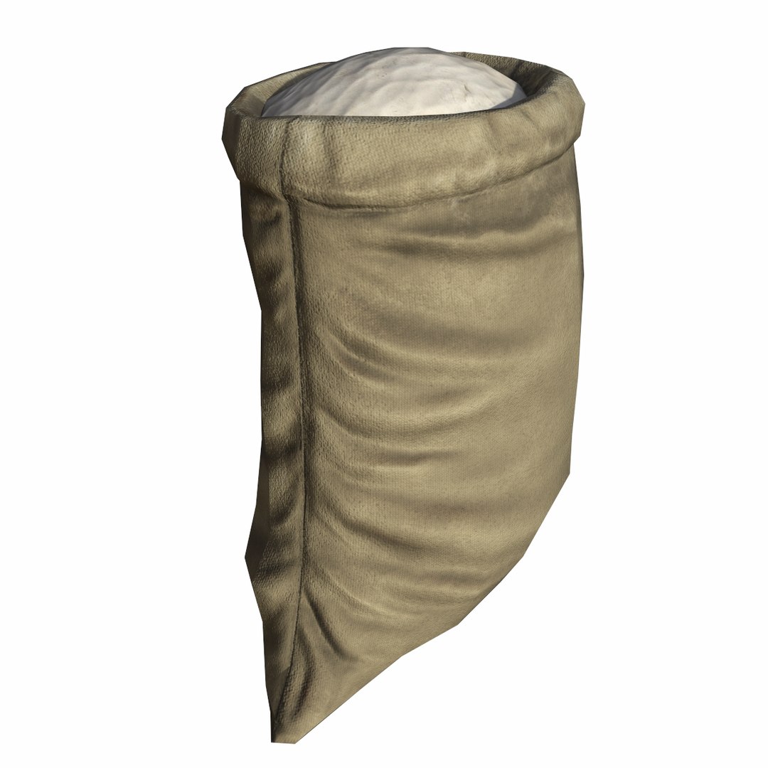 Flour Sack 3D Model - TurboSquid 1589654