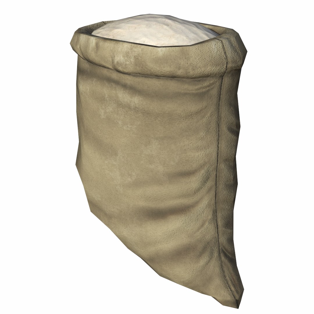Flour Sack 3D Model - TurboSquid 1589654