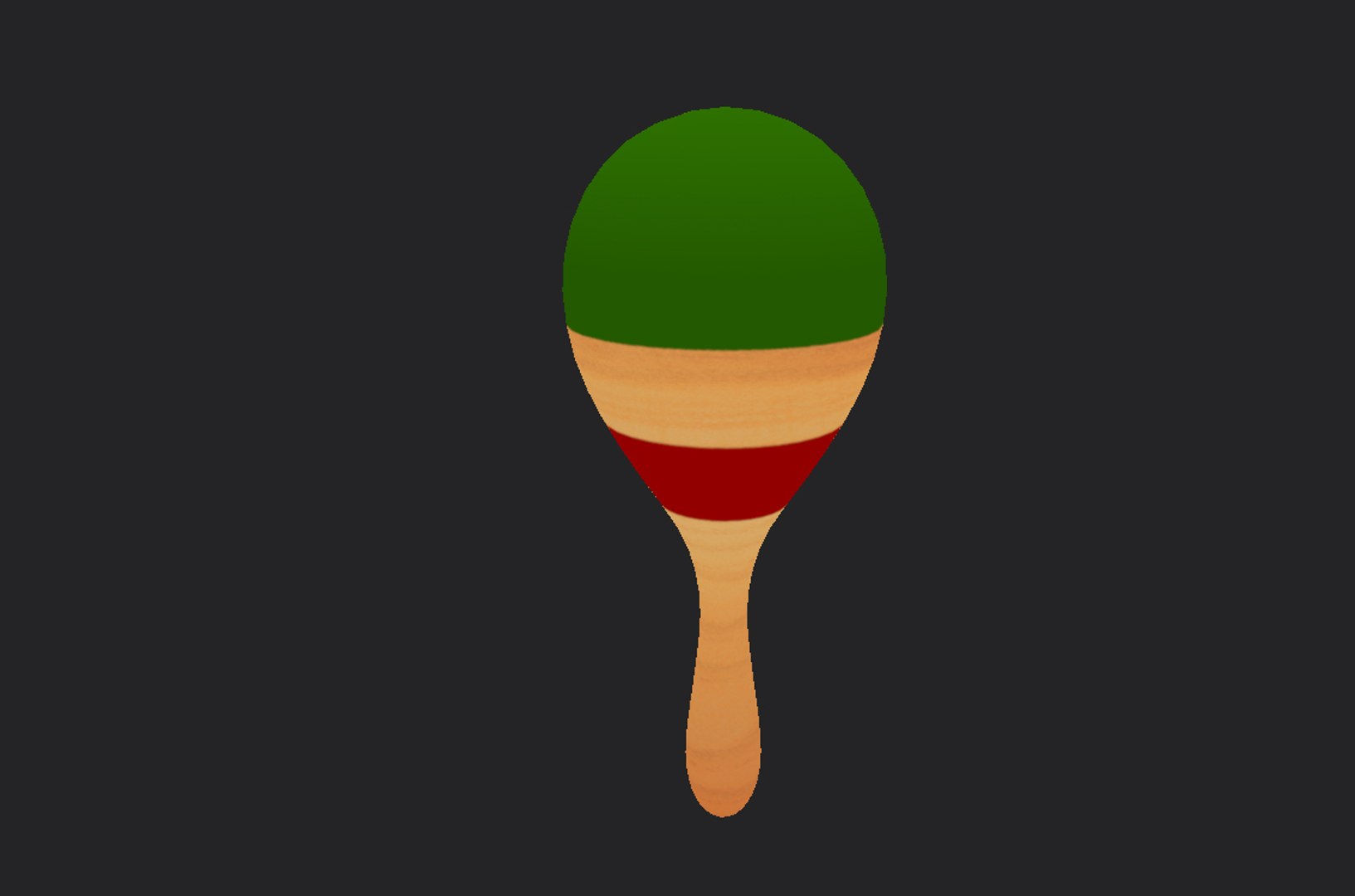 3D Maraca Music Instrument Model - TurboSquid 1497643