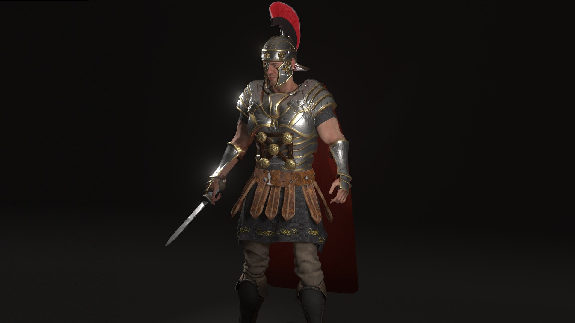 3D Roman Soldier model - TurboSquid 1818089