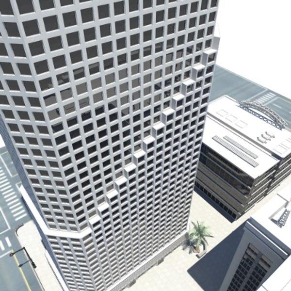 city block buildings 3ds