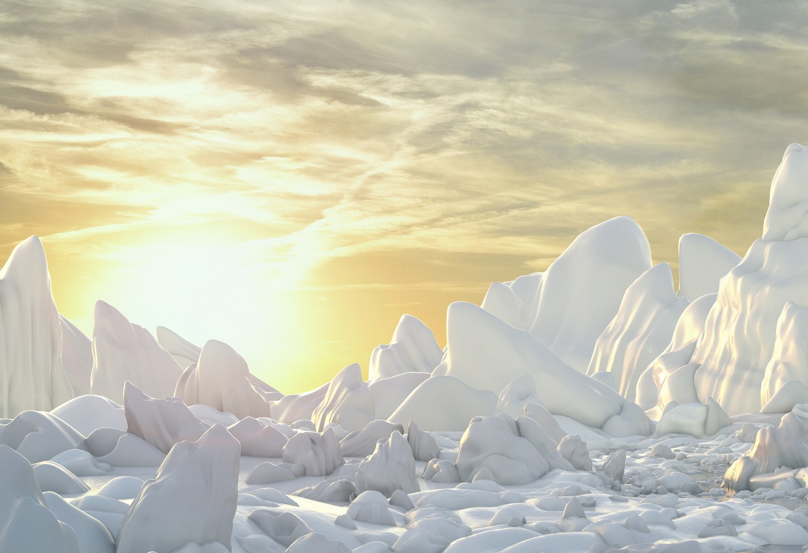 Snow 3D Model - TurboSquid 1706869