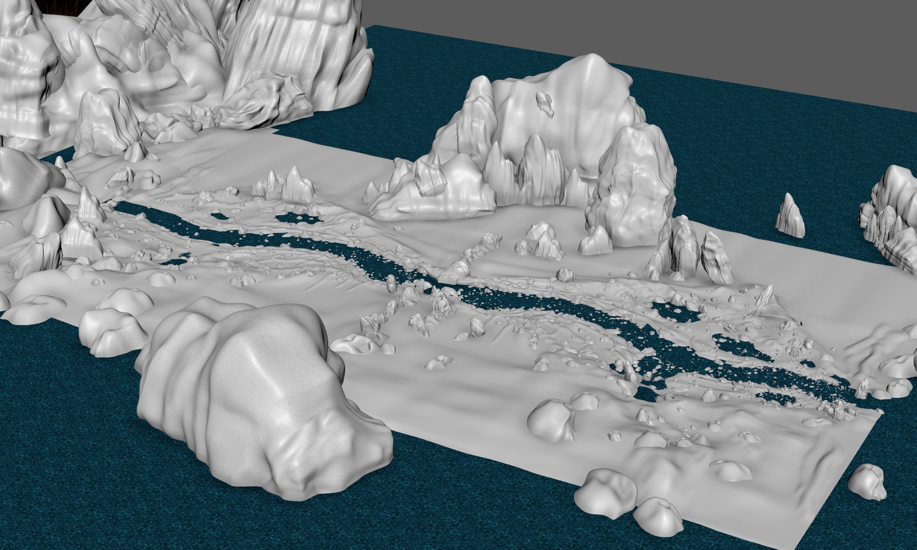 Snow 3D Model - TurboSquid 1706869