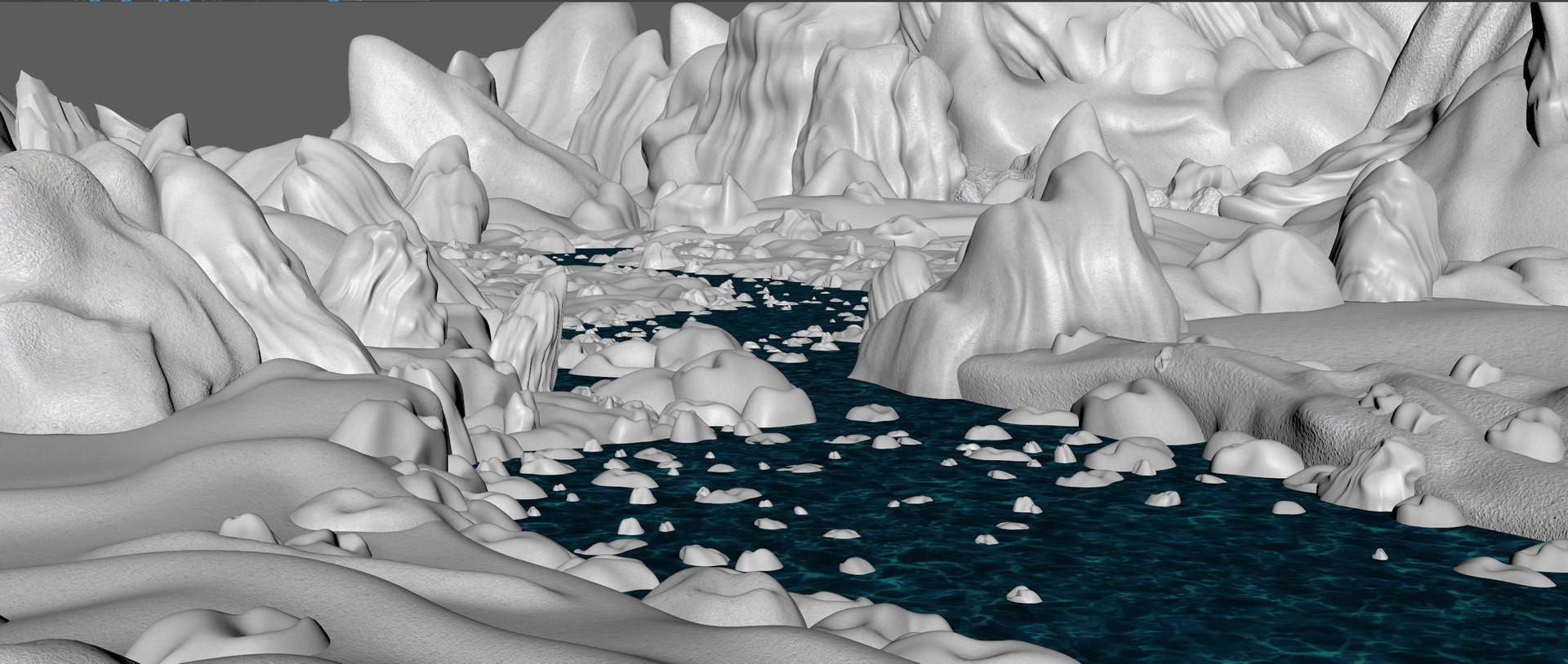 Snow 3D Model - TurboSquid 1706869