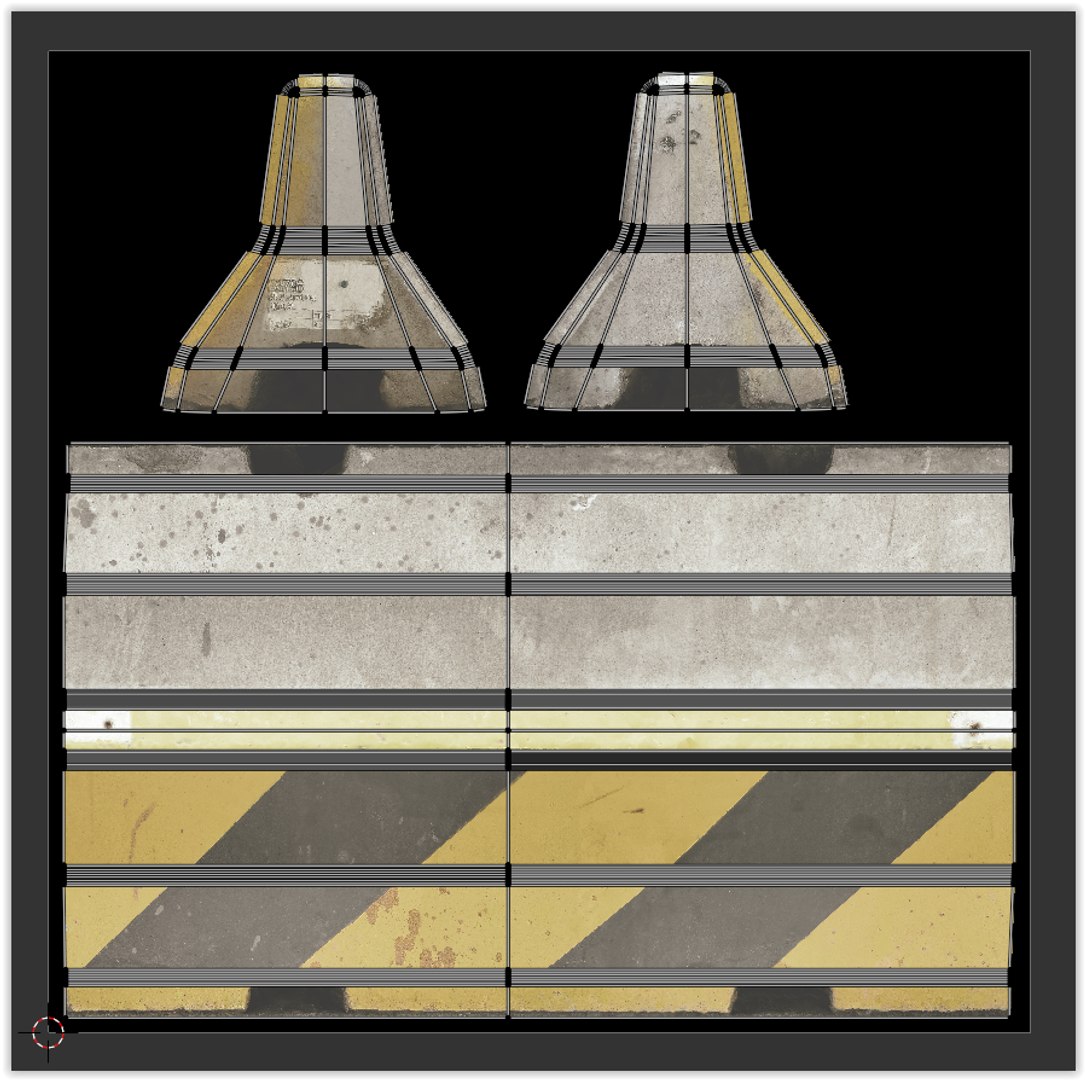Traffic Barriers II 3D Model - TurboSquid 2232563