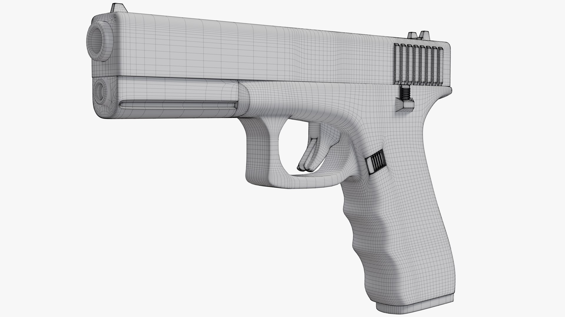 Glock 17 3D Model - TurboSquid 2392648