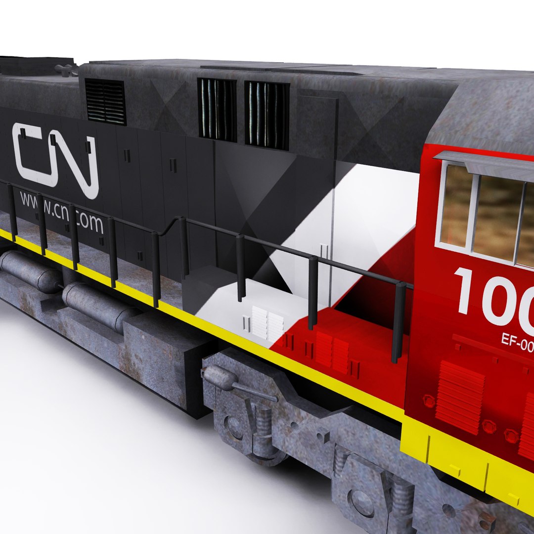 3D Model Ge Tier 4 Locomotive - TurboSquid 1395085