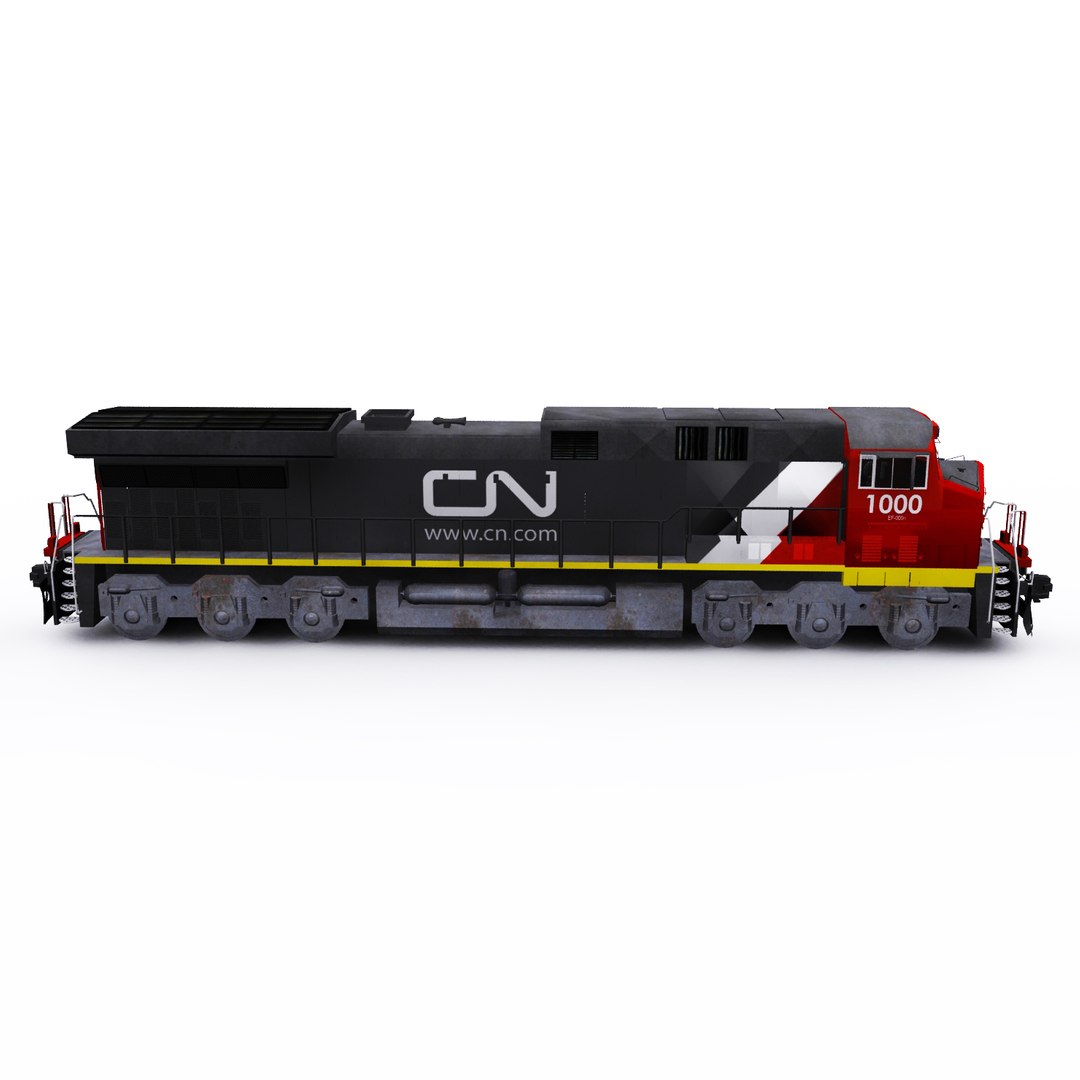 3D Model Ge Tier 4 Locomotive - TurboSquid 1395085