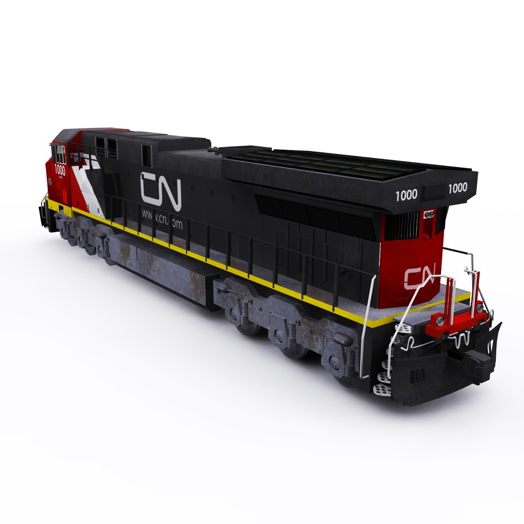 3D Model Ge Tier 4 Locomotive - TurboSquid 1395085