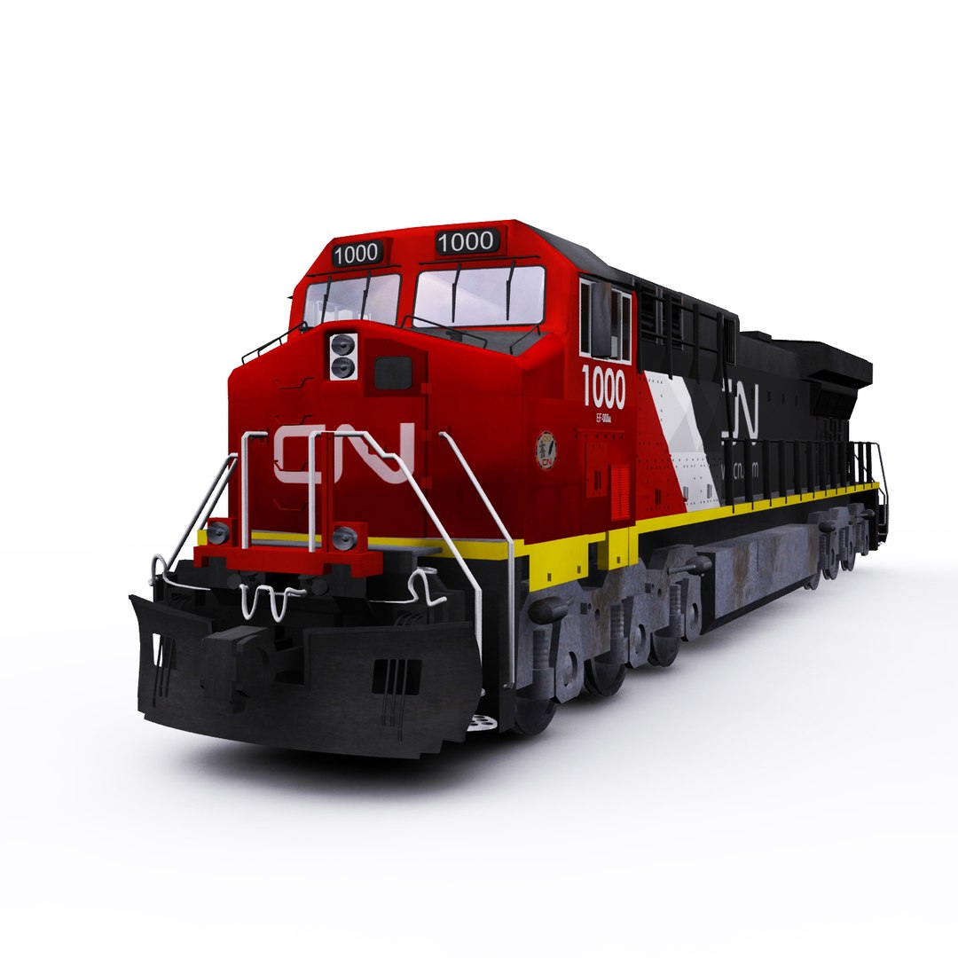 3D Model Ge Tier 4 Locomotive - TurboSquid 1395085