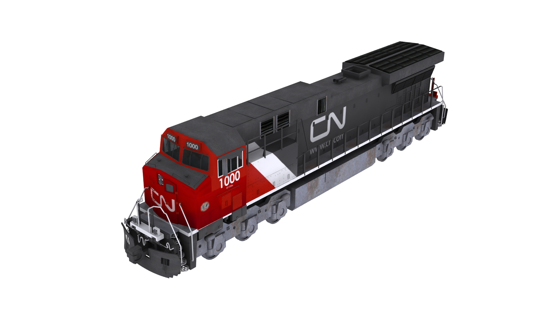 3D Model Ge Tier 4 Locomotive - TurboSquid 1395085
