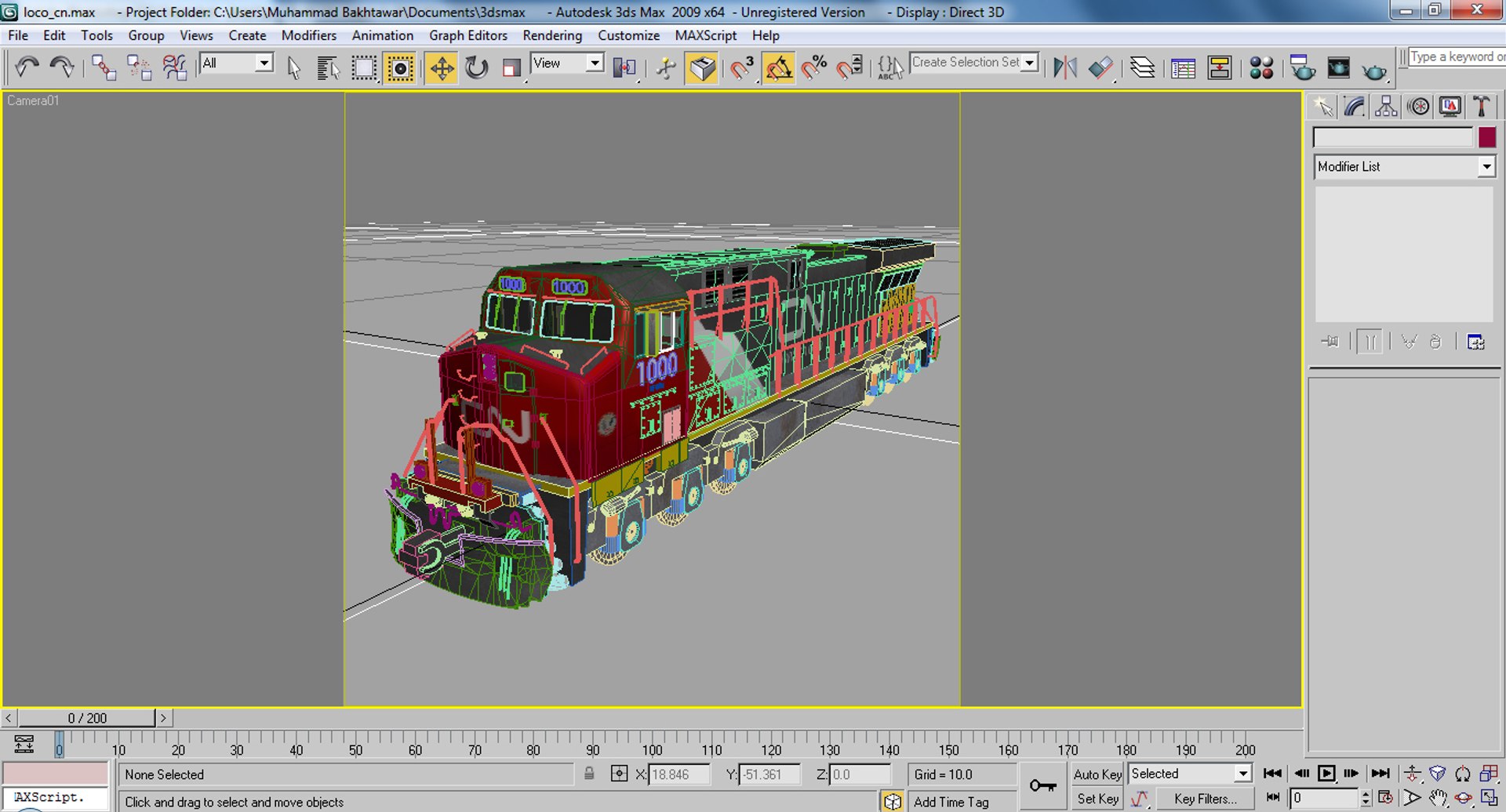 3D Model Ge Tier 4 Locomotive - TurboSquid 1395085